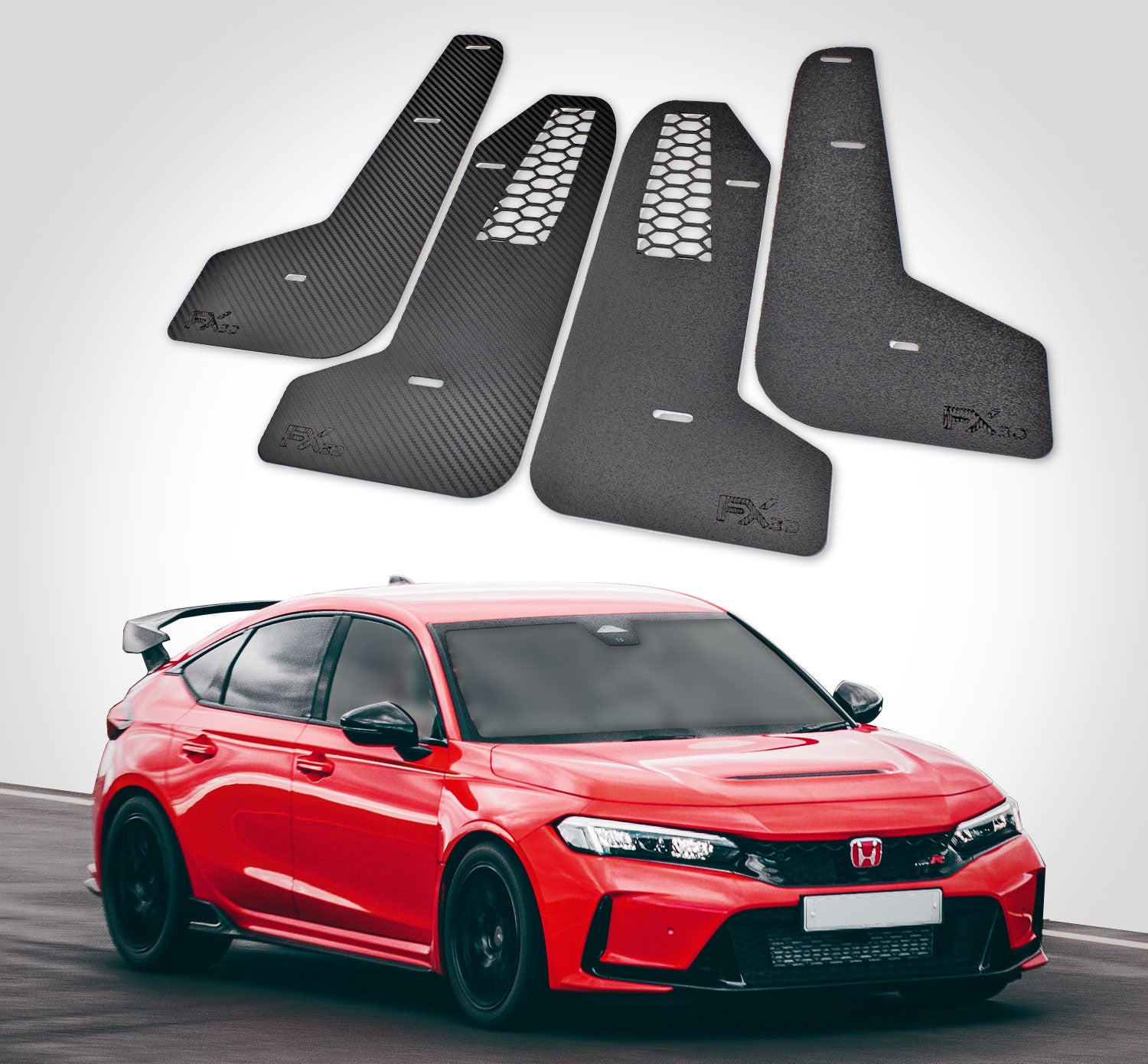 Honda Civic Type R / FL5 (2022-2024) / Rock Guards and Mesh combo ...
